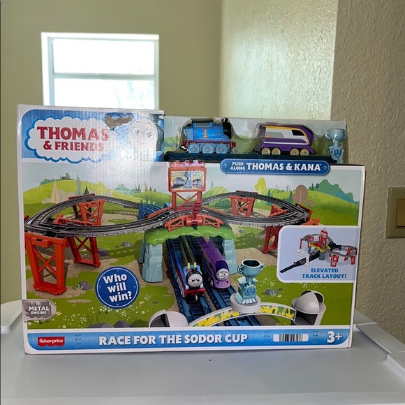 Fisher-Price | Toys | Thomas Friends Race For The Sodor Cup Set | Poshmark